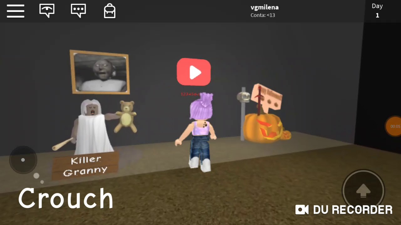 Jogando um pouco da granyy no roblox - YouTube