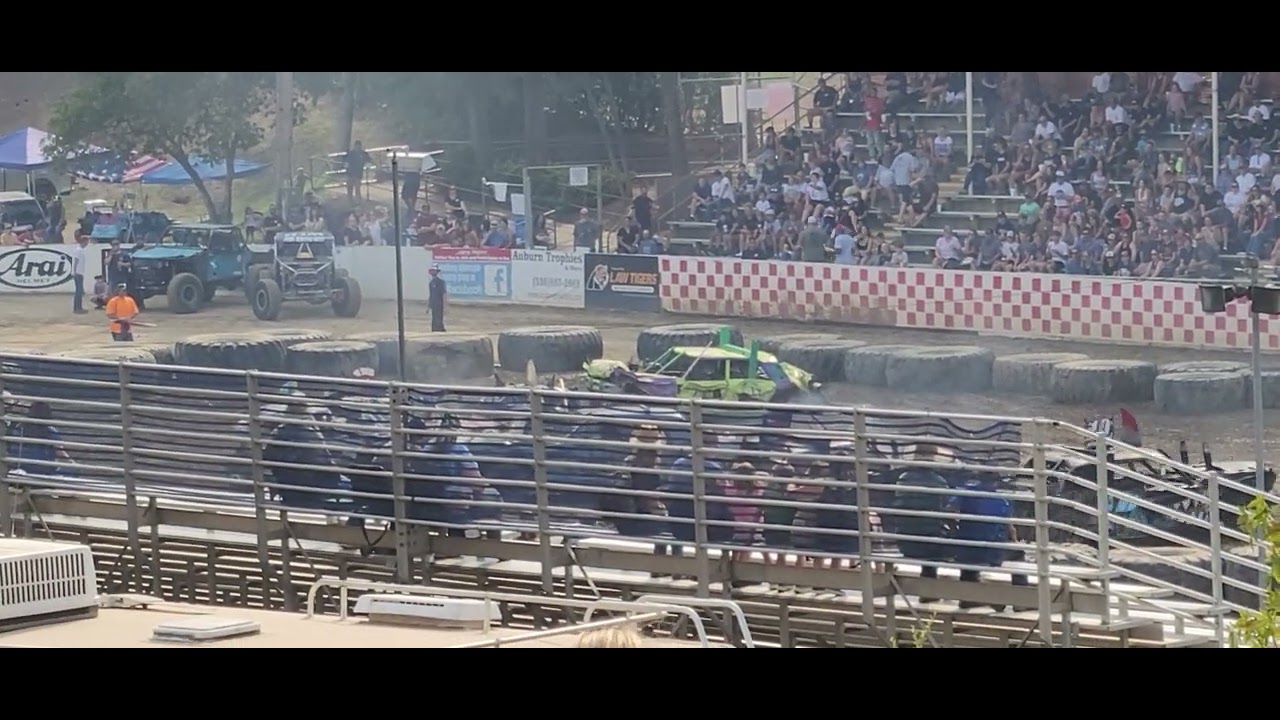Demolition derby at Gold Country fairgrounds Toy-Anime-Comic Con Auburn ...