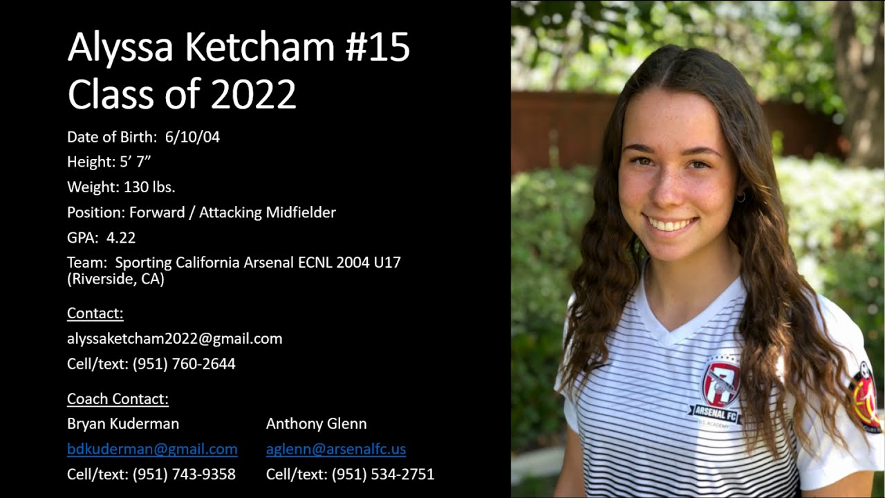 Alyssa Ketcham 2022 - Highlights vs. San Diego Surf ECNL U17 - 12/19 ...