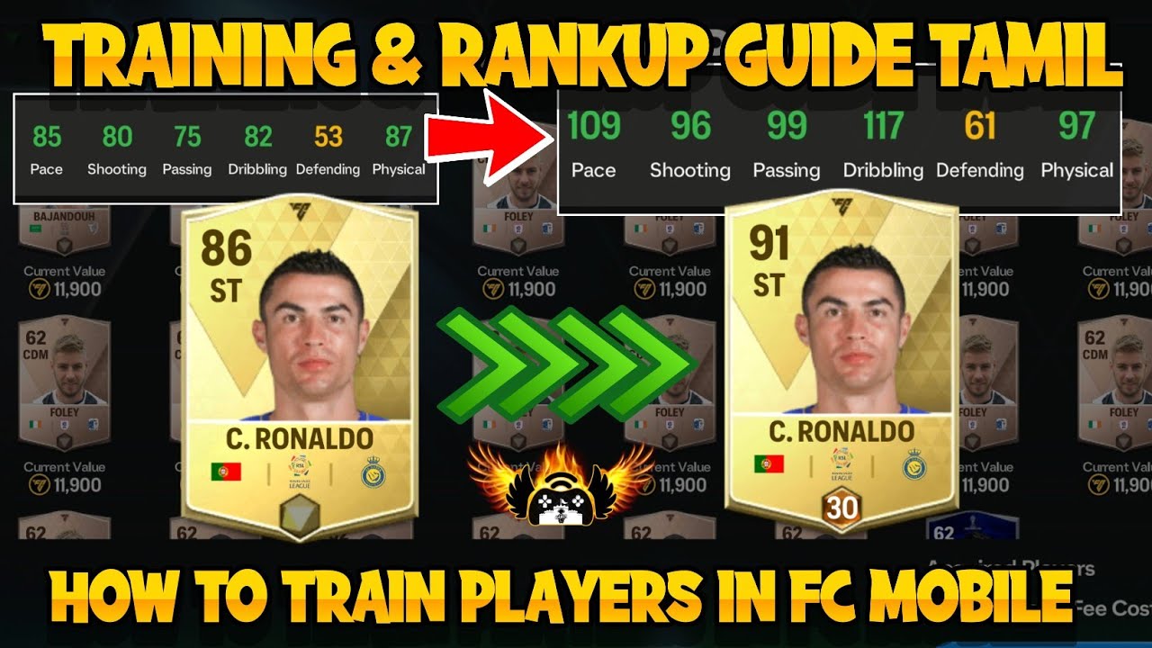 HOW TO TRAIN PLAYERS IN FC MOBILE | HOW TO RANKUP FC MOBILE | HOW TO ...
