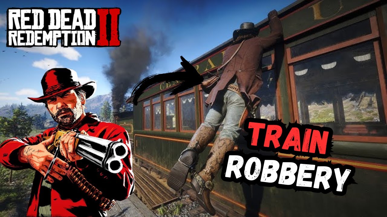 Red Dead Redemption 2: Epic Train Robbery & High-Speed Train Escape! # ...
