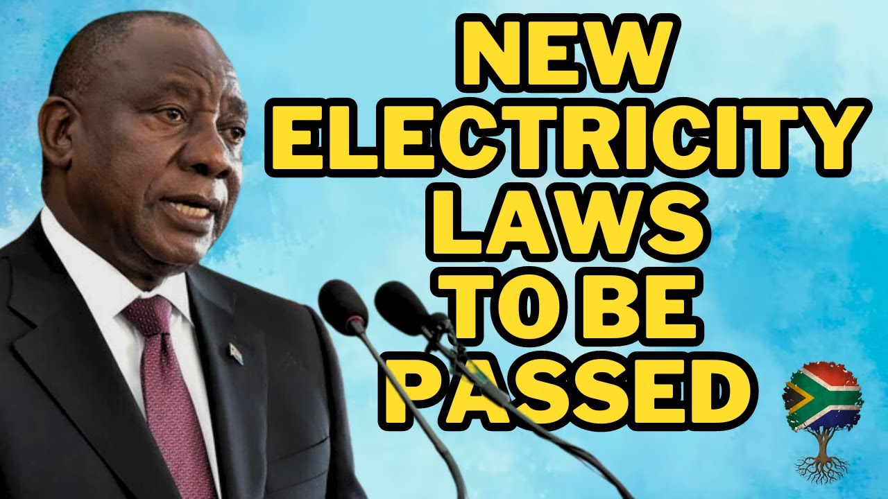 Parliament Passes Electricity Regulation Amendment Bill | Eskom - YouTube