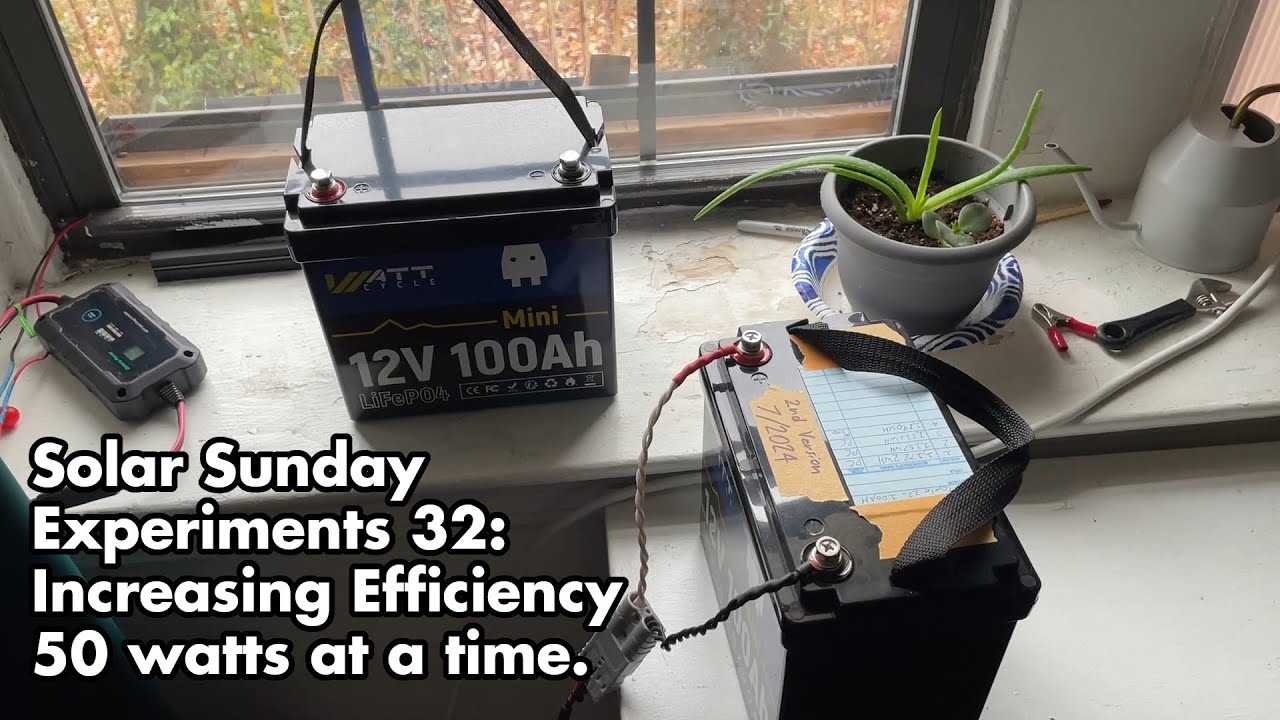 Solar Sunday Experiments 32: Increasing efficiency, getting 101% from ...