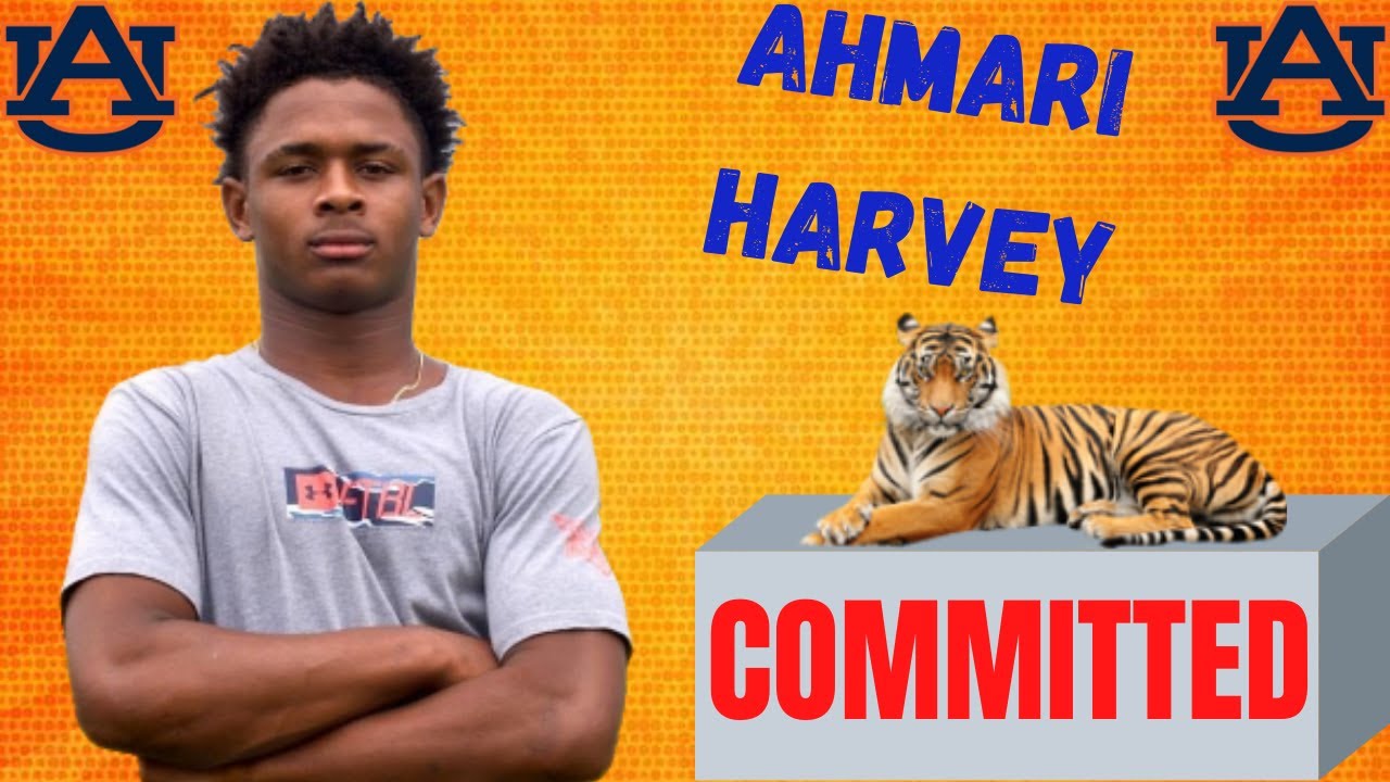 Ahmari Harvey ⭐⭐⭐⭐ S Commits to Auburn Tigers (Breakdown & Highlights ...