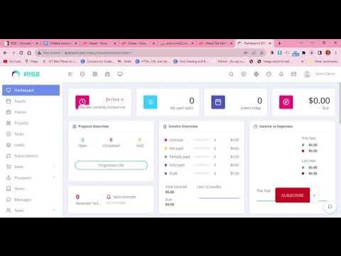 How To Create Project Manager & CRM Portal Without Coding | Rise CRM Script Tutorial - YouTube