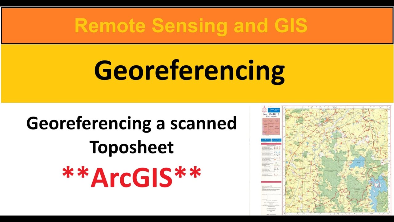 Georeferencing a scanned Toposheet - YouTube