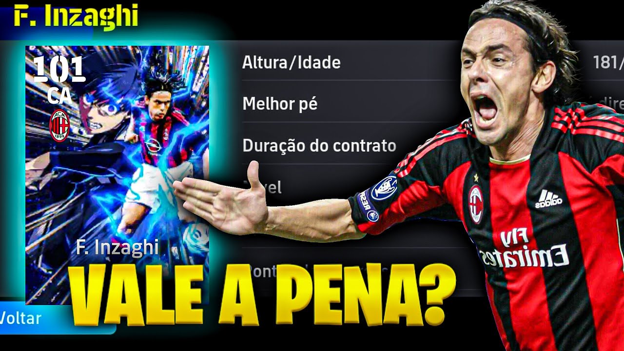 INZAGHI DO PACK BLUE LOCK VALE A PENA ? EFOOTBALL 2024 MOBILE - YouTube