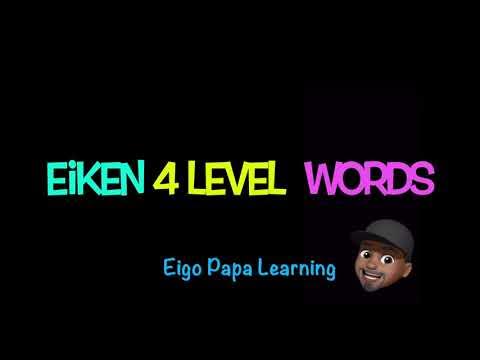 Eiken 4 Level Vocabulary #1 ⭐️ (Ages 5,6） - YouTube