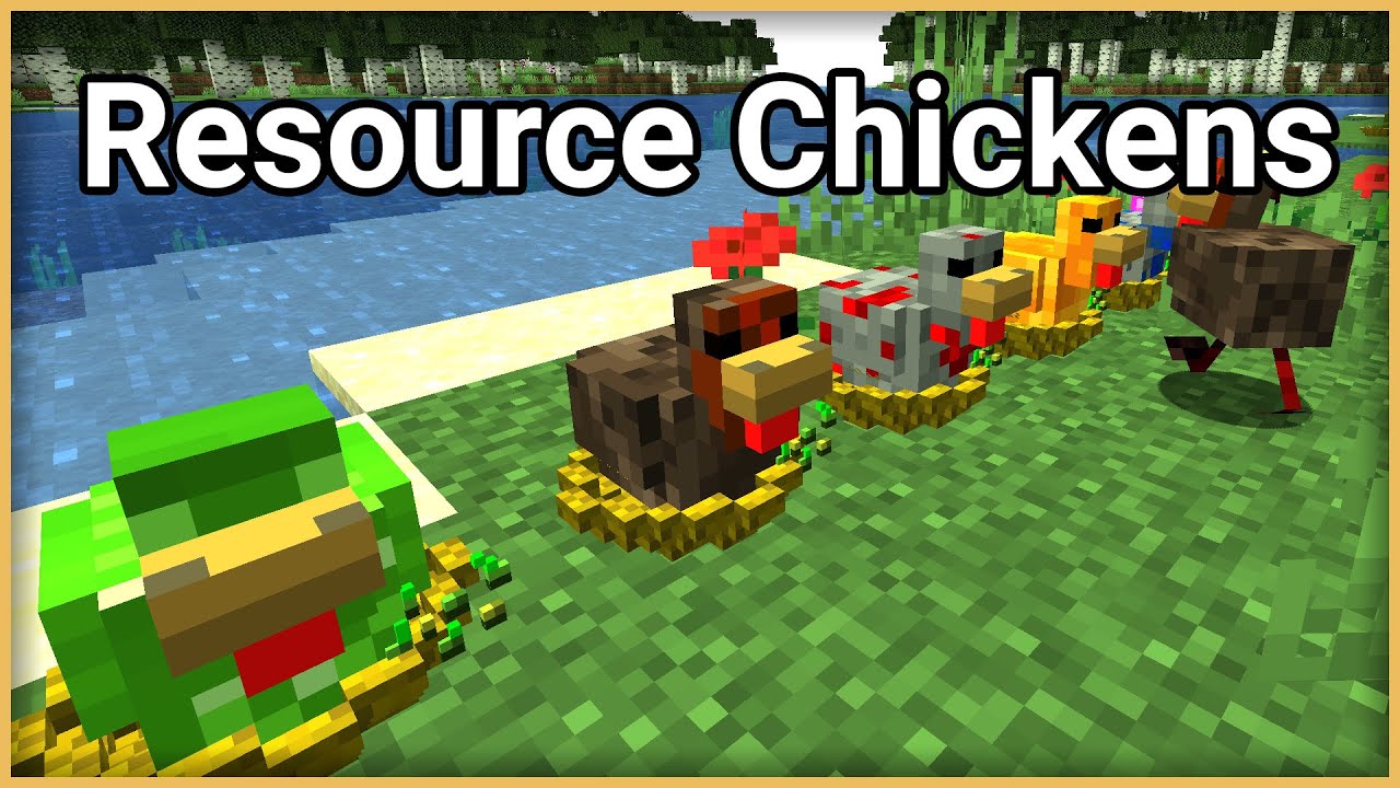 Resource Chickens - Mod Spotlight [Tutorial] [Deutsch] [German] - YouTube