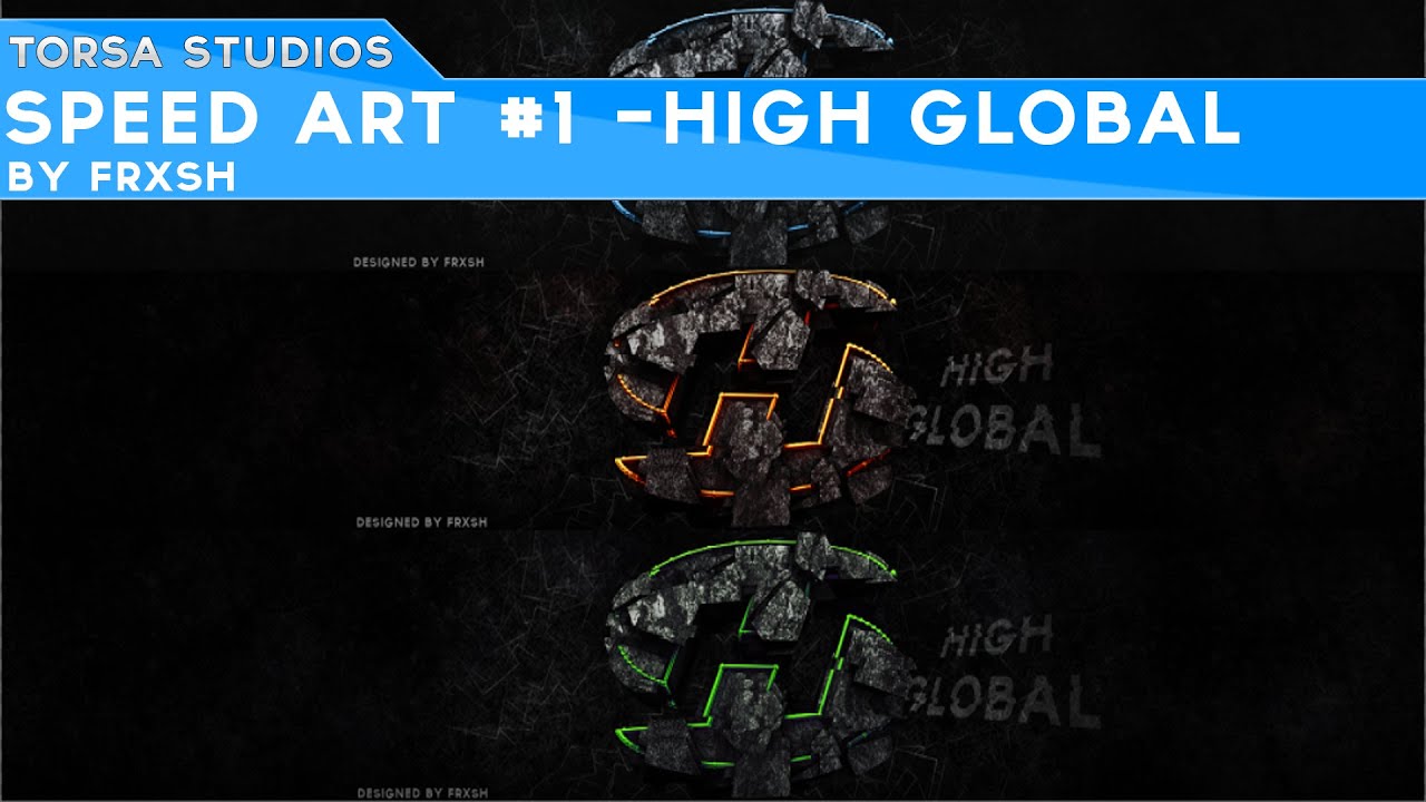Speed art #1 High Global by Frxsh - YouTube