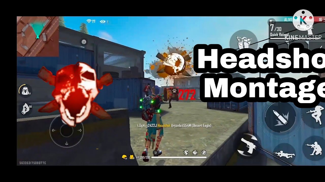 Free fire headshot montage #2 - YouTube