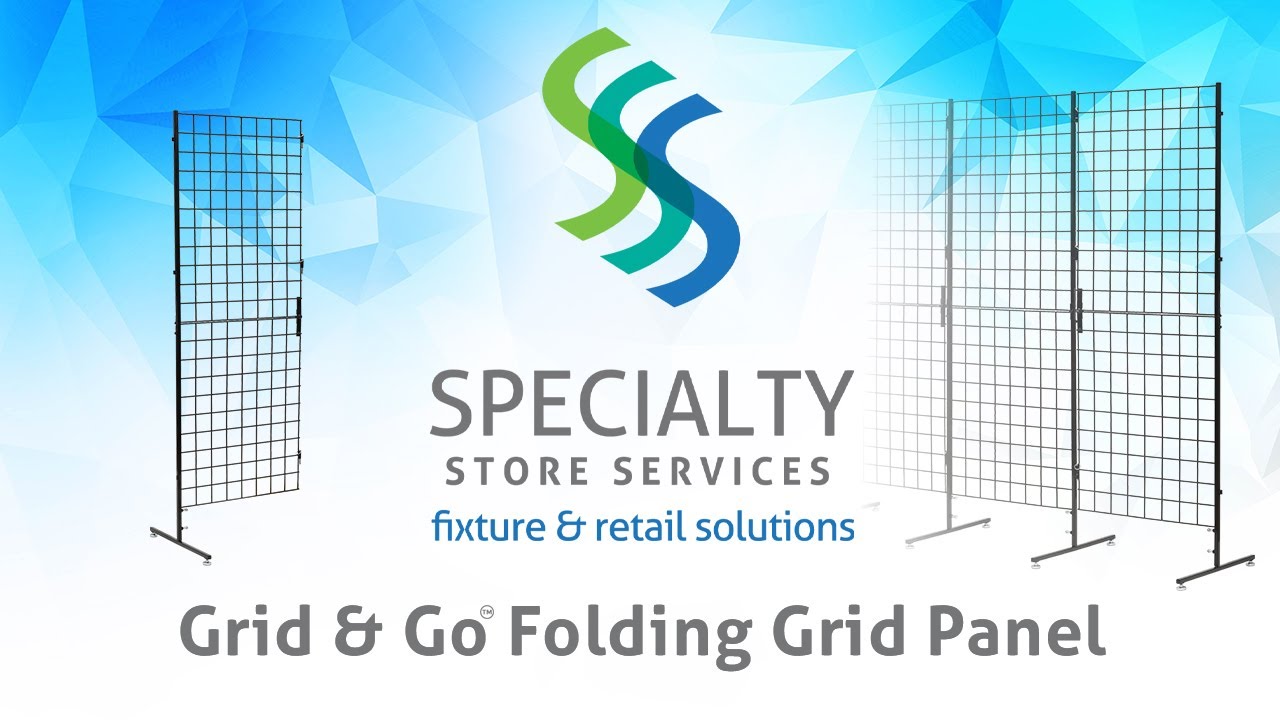 Specialty Store Services Grid & Go Folding Grid Panel | Product ...