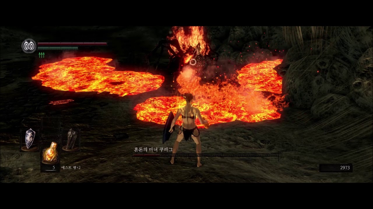 다크소울 1 리마스터 21:9 쿠라그 dark souls 1 remastered ultrawide : Quelaag - YouTube