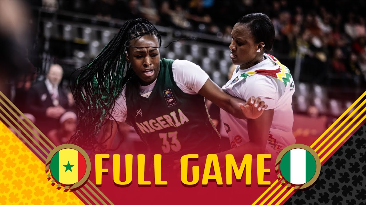 Senegal v Nigeria | Full Basketball Game | FIBA Women's Olympic Qualifying Tournament Belgium ...