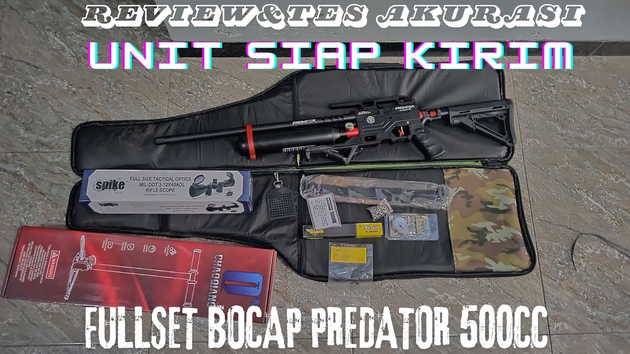 FULLSET AGAIN!!!! BOCAP PREDATOR 500CC - YouTube