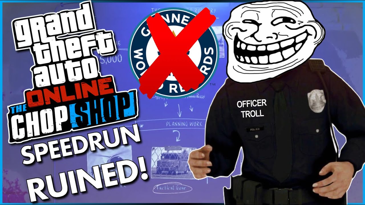 Speedrun World Record SPECTACULARLY RUINED by NPC (The Gangbanger Robbery) - YouTube