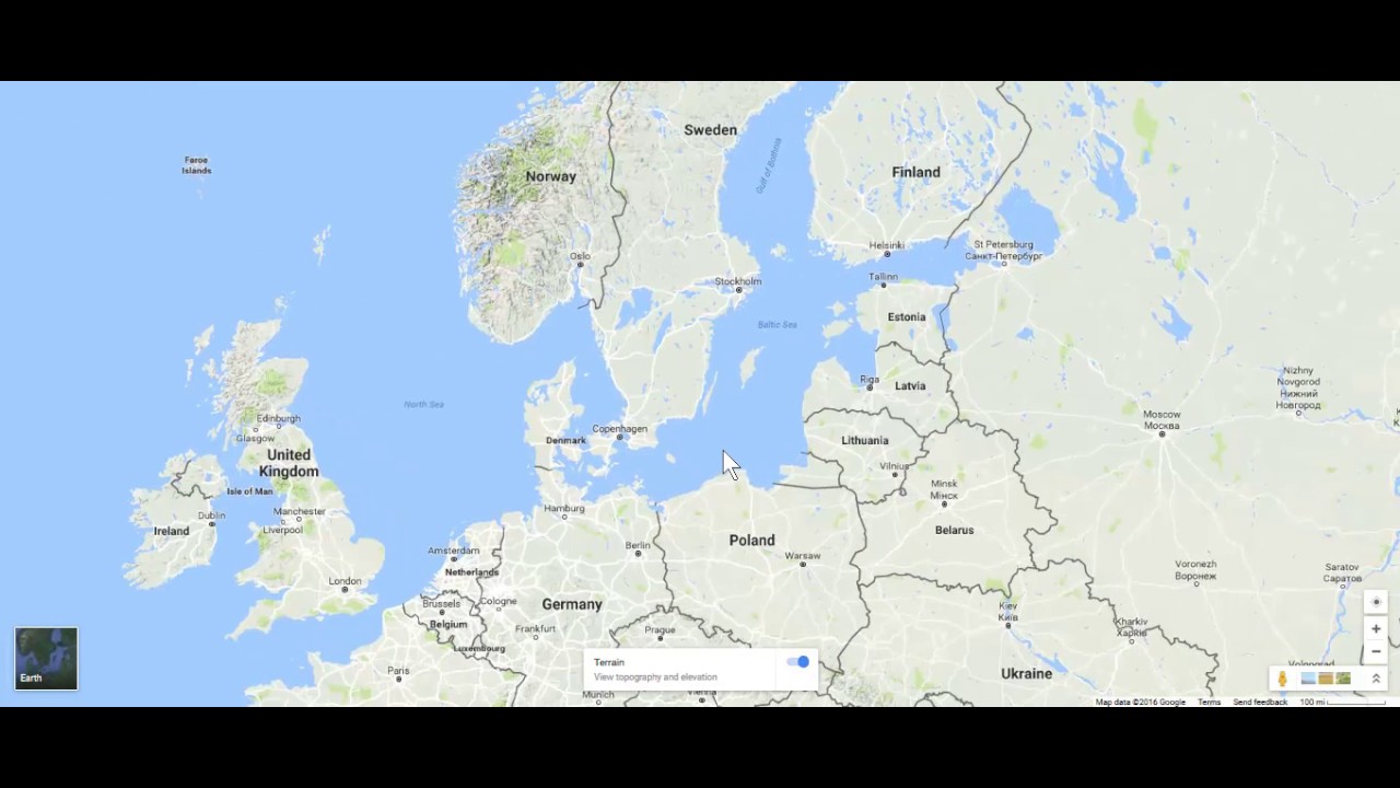 World Geography Online - Introduction to Europe Google Map Tour - YouTube