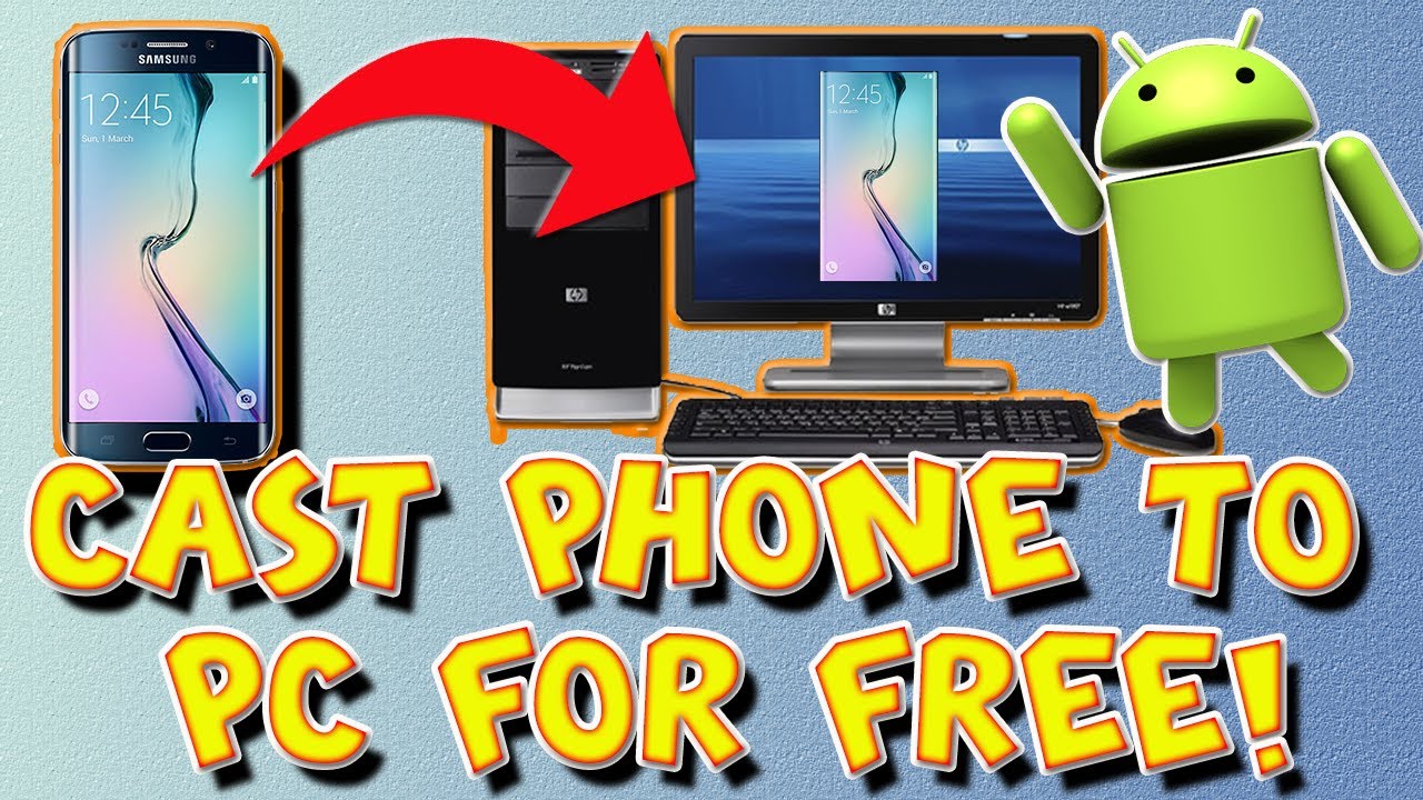 How to cast your phone to PC for FREE! | SCRNCPY & SNDCPY - YouTube