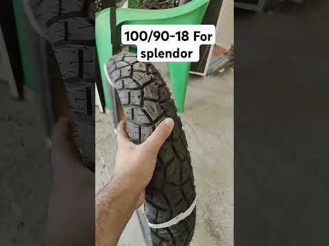 100/90-18 tyre for splendor #tyres #splendor #splendormodified - YouTube