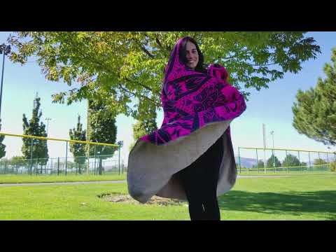 Ultra Soft Pink Sherpa Hooded Blanket | Electro Threads