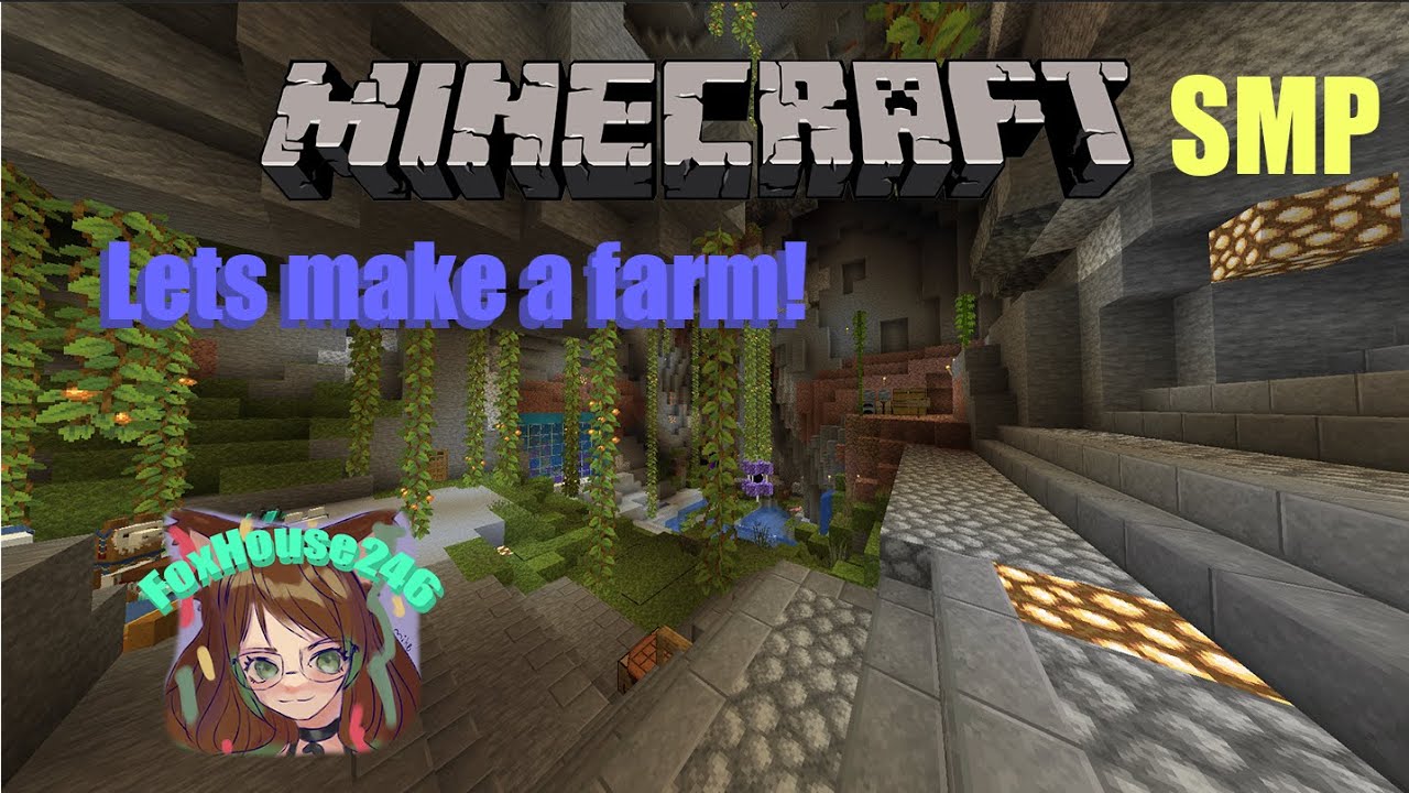 Lets build a farm! | Minecraft SMP LIVE(stream recording) - YouTube