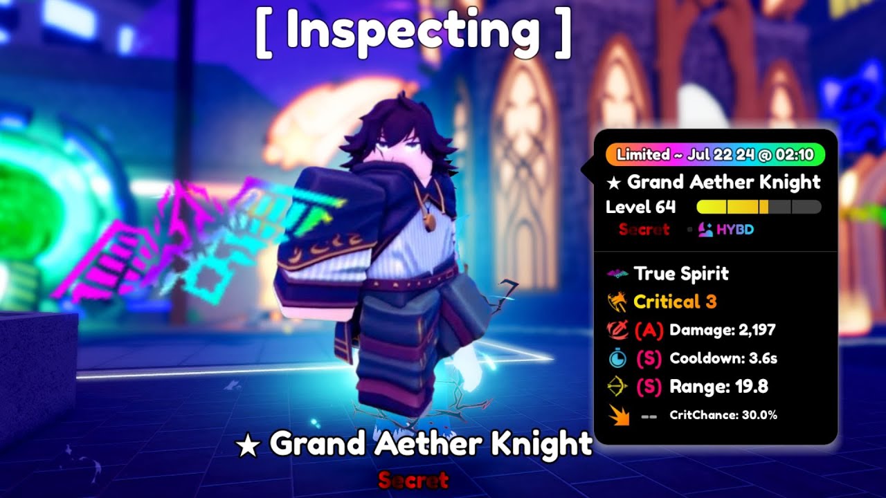 ANIME DEFENDERS l รีวิวตัวละคร GRAND AETHER KNIGHT🍀ยิ่งมีเพื่อนยิ่งเก่ง ...