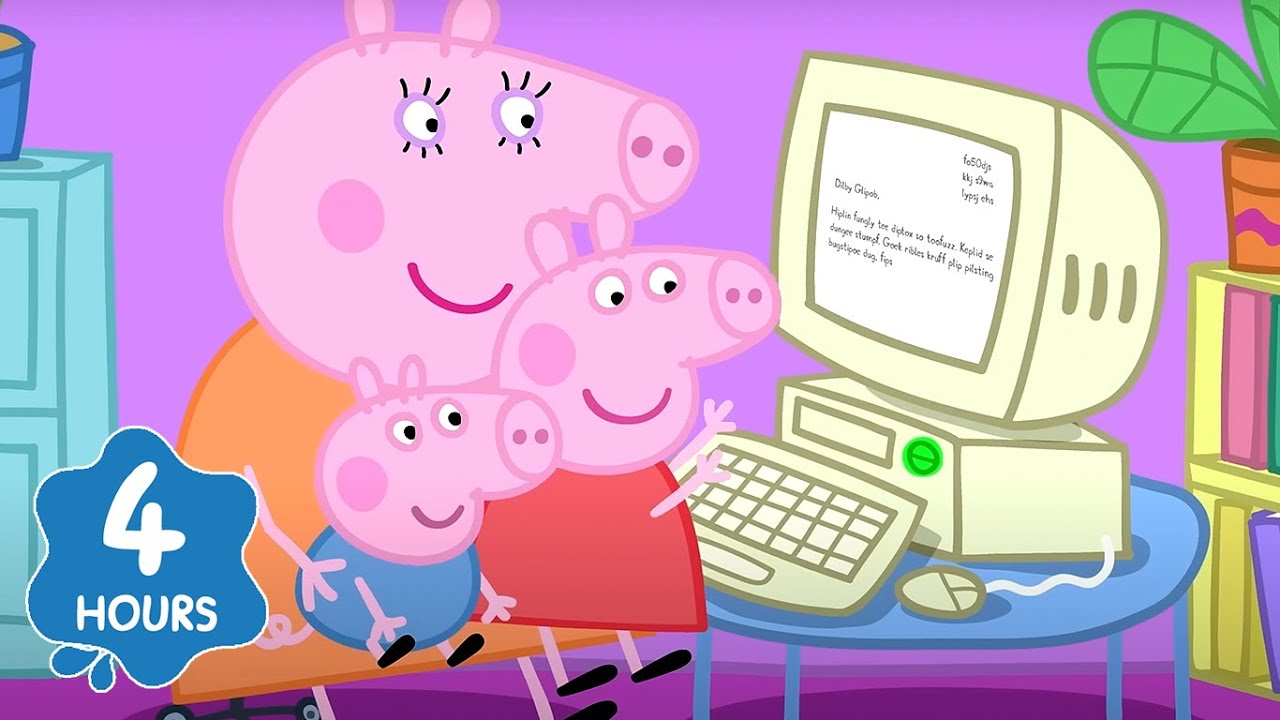 Peppa Pig Uses a Computer! | Cartoons for Kids | Full Episode | Peppa ...
