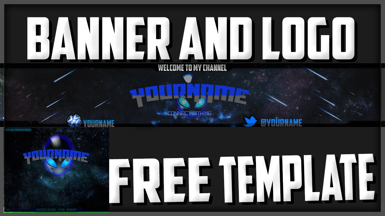 Alien Banner Template (First Template)(READ THE DESCRIPTION - YouTube