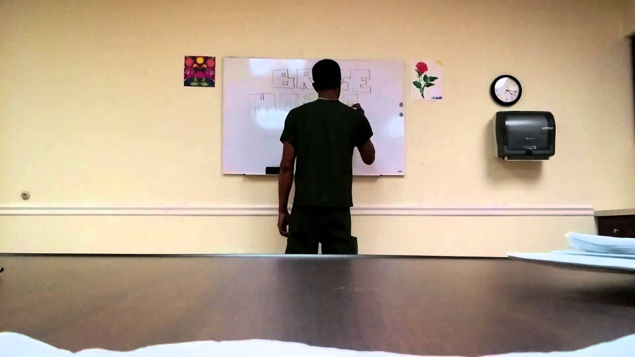 Bruce Morgan art board - YouTube