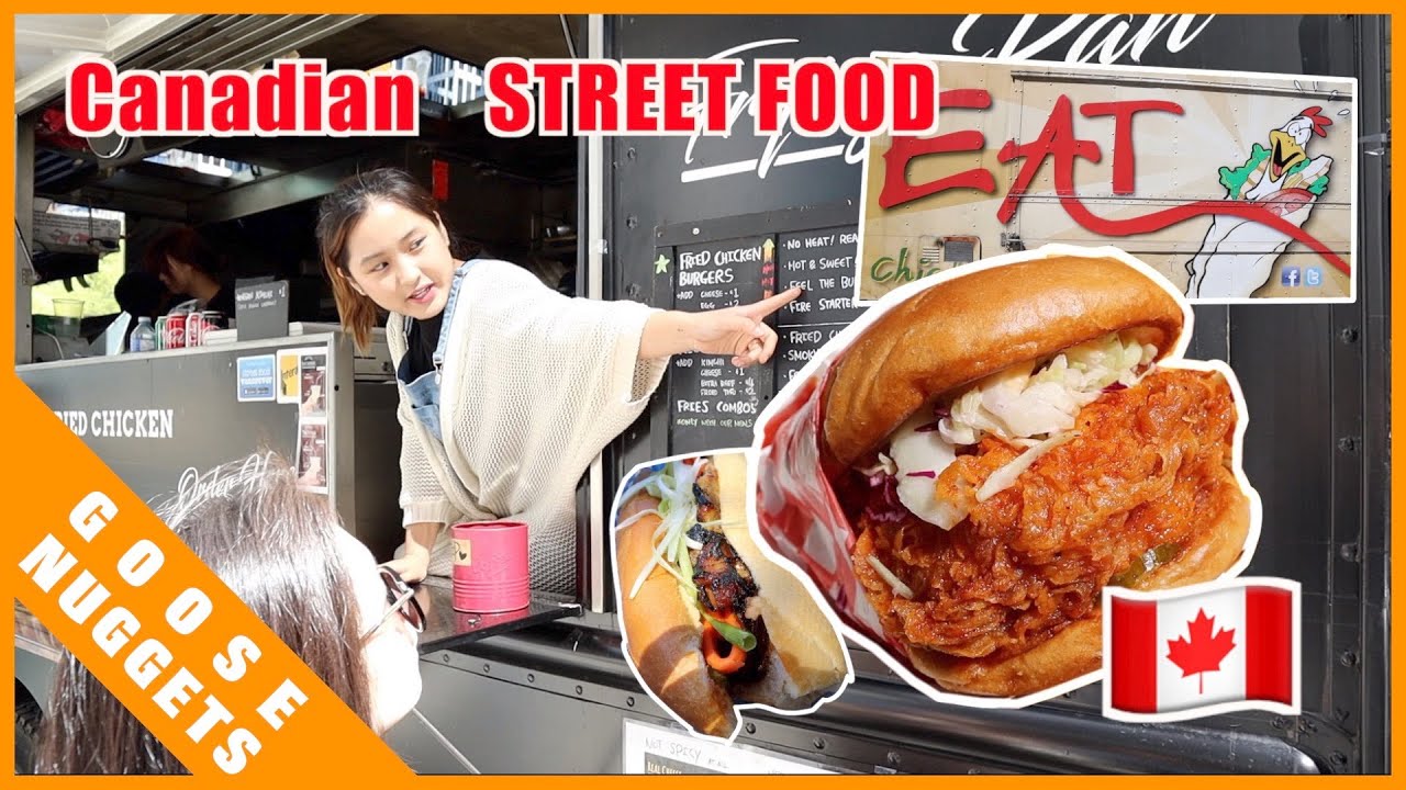 STREET FOOD in Vancouver Canada 🇨🇦🇨🇦TASTY Food Truck Tours! 路边摊 温哥华街上食物 ...