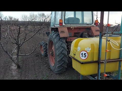 Оприскивание персика по технологической карте Syngenta. (Хорус+Актара ...