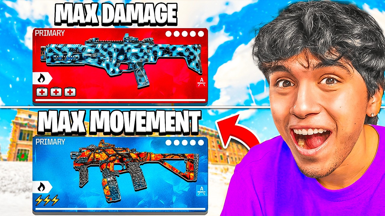 testing MAX Movement vs MAX DAMAGE loadouts on Warzone Rebirth Island ...