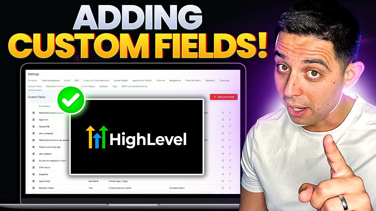 How to Create Custom Fields in Go HighLevel (Step-by-Step Tutorial ...