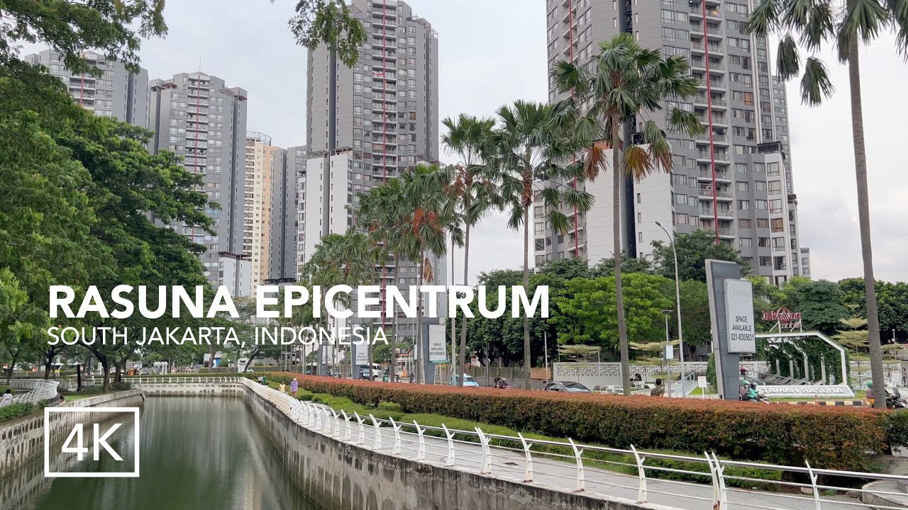 JALAN KAKI SORE SANTAI DI RASUNA EPICENTRUM ︎ CITY STREET JAKARTA - YouTube