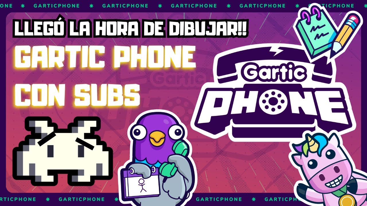 QUÉ TAN BUENOS SON DIBUJANDO??!! - Gartic Phone Live Stream - YouTube