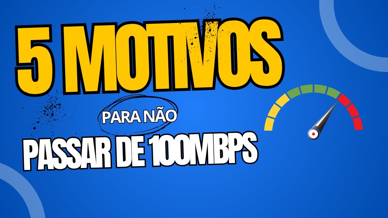 SAIBA o porque do seu CABO DE REDE não passa de 100MB! - YouTube