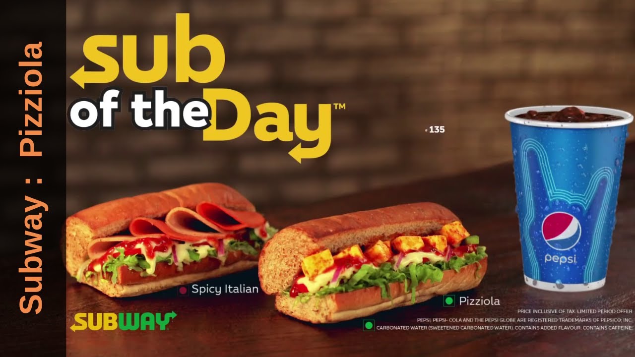 Subway Pizziola advertisement -Food Stylist Chef Payal Gupta - YouTube
