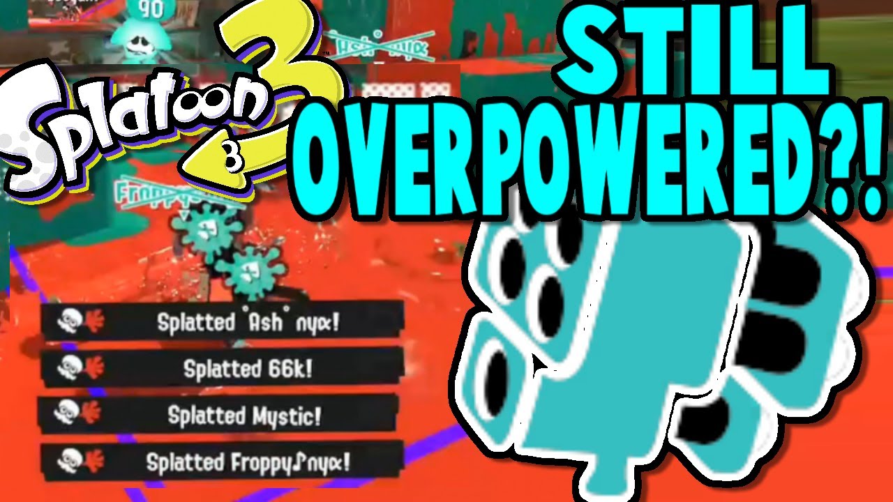 TENTA MISSILES ARE STILL OVERPOWERED IN SPLATOON 3 - YouTube
