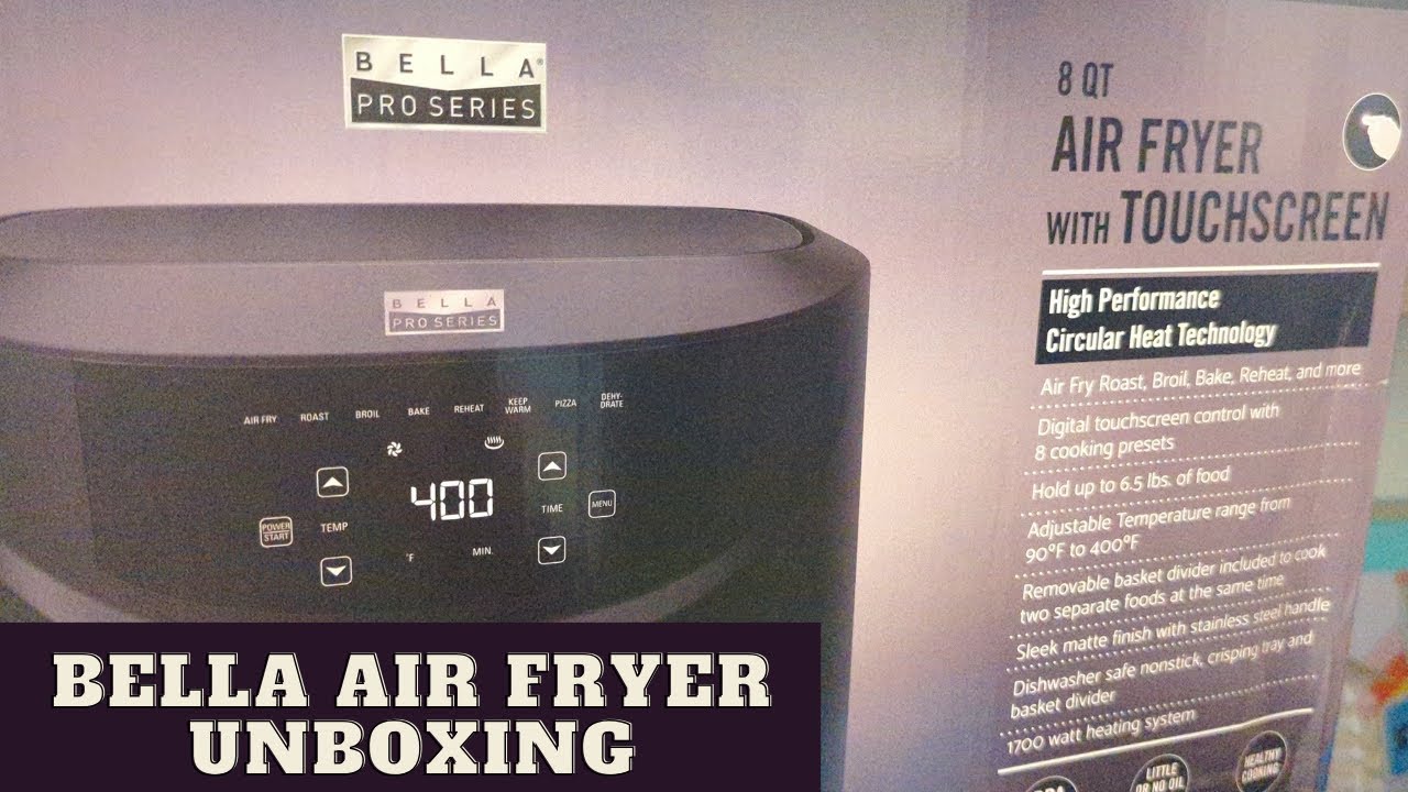 Bella Air Fryer with touch screen is a great option | Bella Pro Series ...