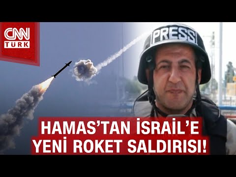 CNN Türk Ekibi Görüntüledi: Hamas'tan İsrail'e Yeni Roket Saldırısı! İşte O Anlar
