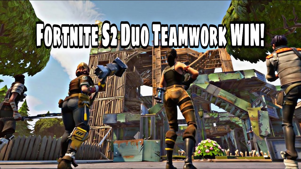 Fortnite S2 Duo Teamwork WIN! - YouTube