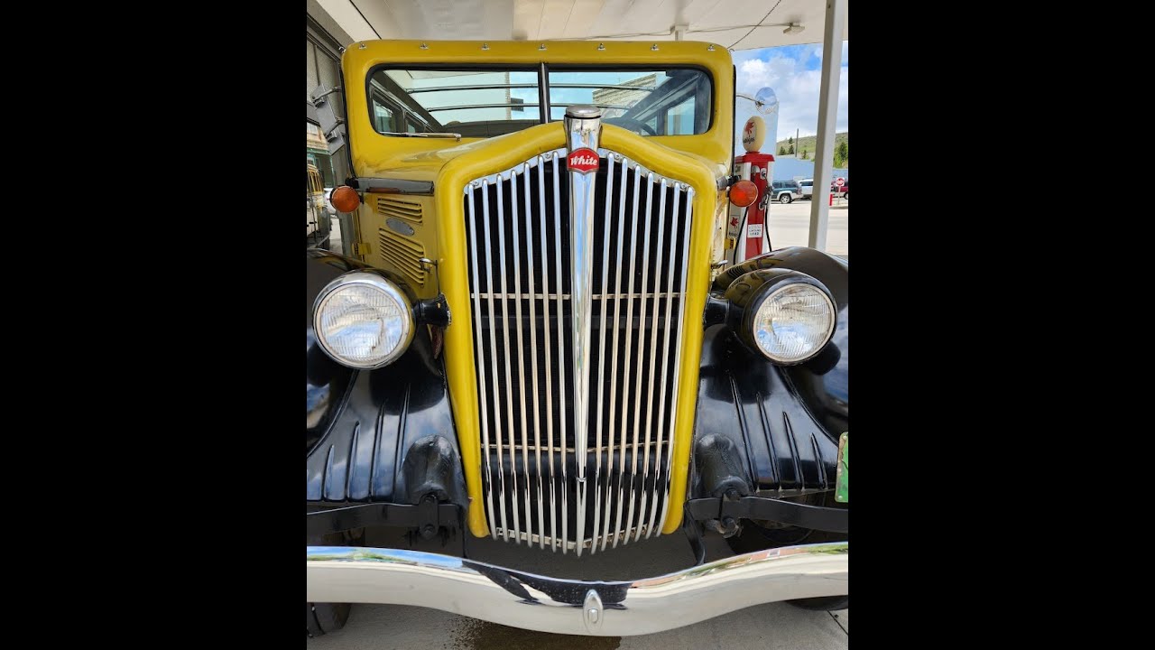 1937 Model 706 Bus 401 Backing Out of the Buses of Yellowstone ...
