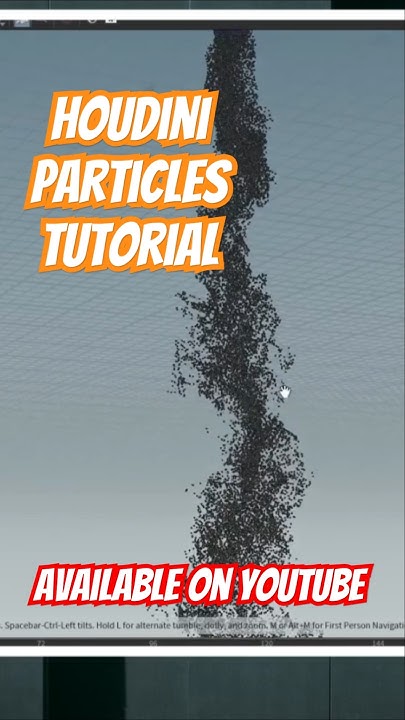 Houdini Intro to Particles Beginner Tutorial #particles #vfx #vfxtutorial - YouTube