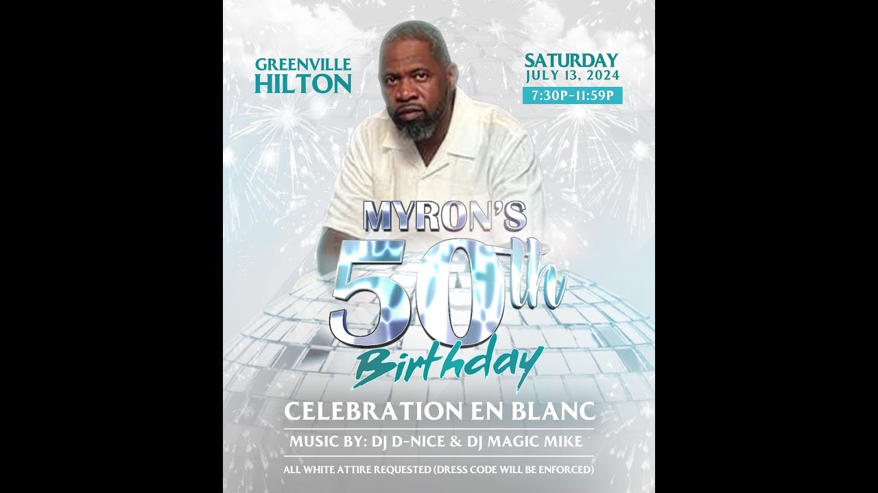 Myron's Rouse 50th Birthday Bash 2024 - YouTube
