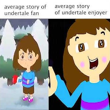 average story of undertale fan vs enjoyer - YouTube