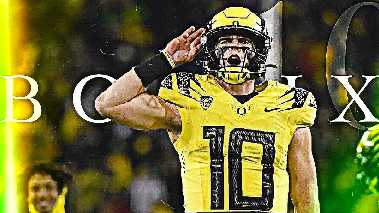 Bo Nix Oregon Ducks Highlights | Underrated QB?!🔥(prod.strongsilenttype ...