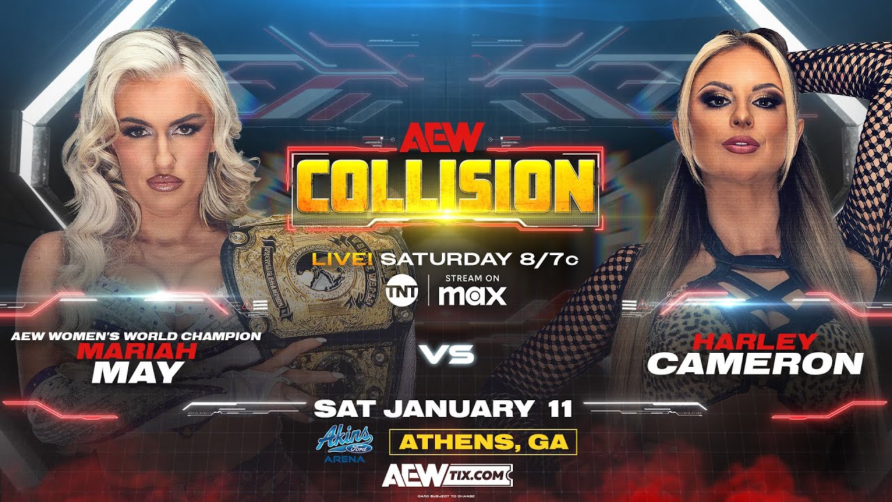 WWE 2K24 Mariah May Vs. Harley Cameron | AEW Collision 1/11/25 - YouTube