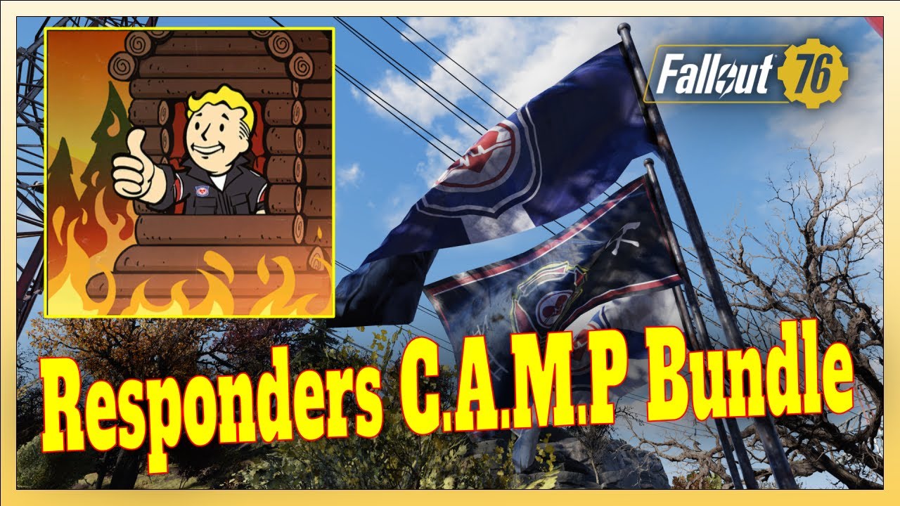 Fallout 76 Responders C.A.M.P Bundle (Fallout 76 Atom Shop Before You ...