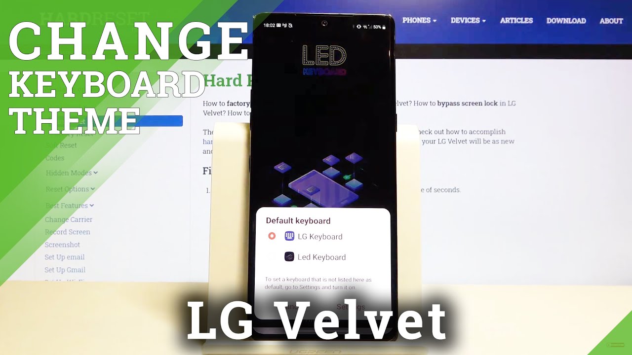 How to Download LED Keyboard in LG Velvet – Install LED Keyboard - YouTube