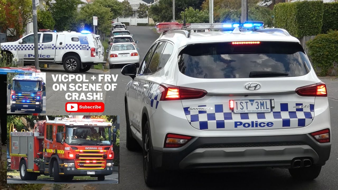 VICPOL // FRV - P35A, P24 & Police - Responding & On Scene | Vehicle ...